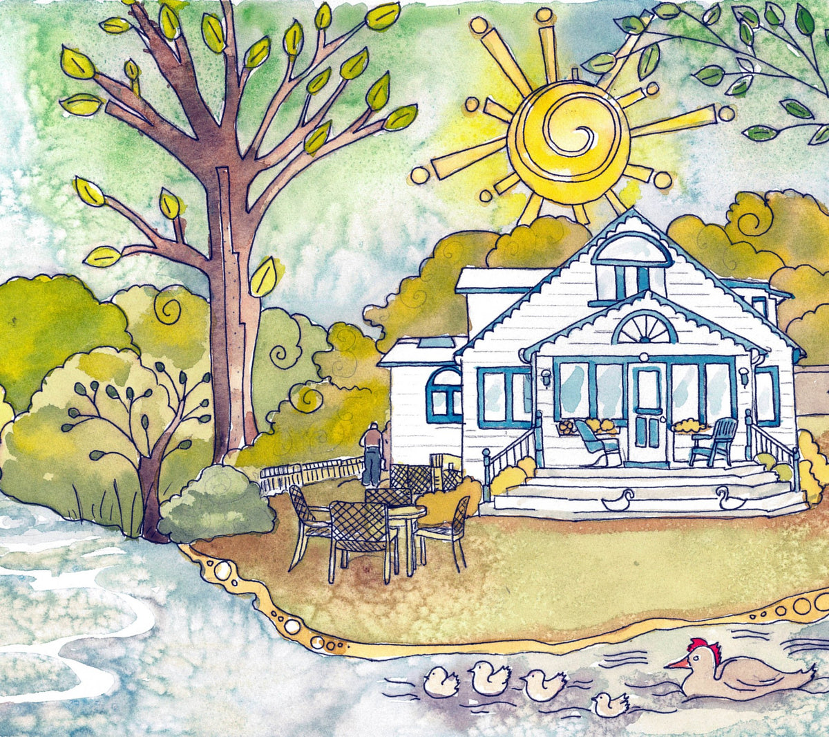 Island Home Scene #1 — Artfest Ontario